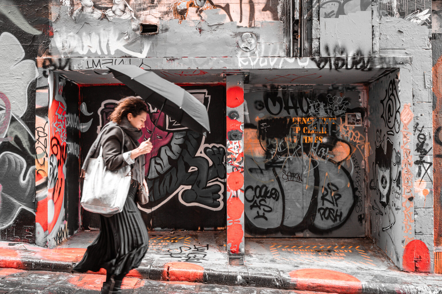AC/DC Lane street art in Melbourne, Australia – Conrad Askland